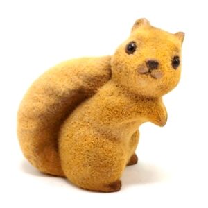 Vintage | Accents | Vintage Fuzzy Ceramic Squirrel Bank | Poshmark